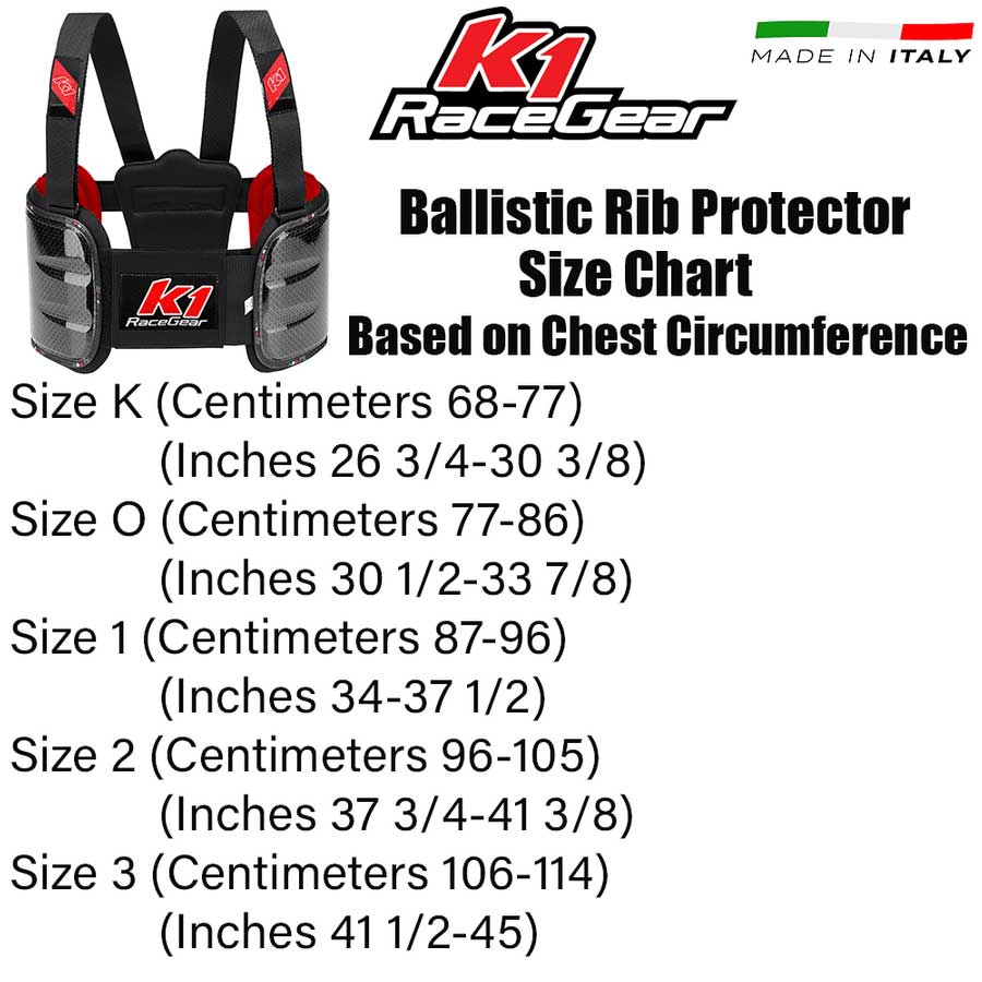 K1 Ballistic Carbon Fiber Rib Protector
