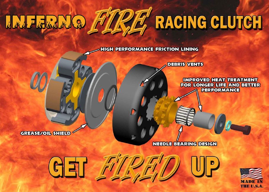 Hilliard Inferno Fire Clutch Kit for Better Performance